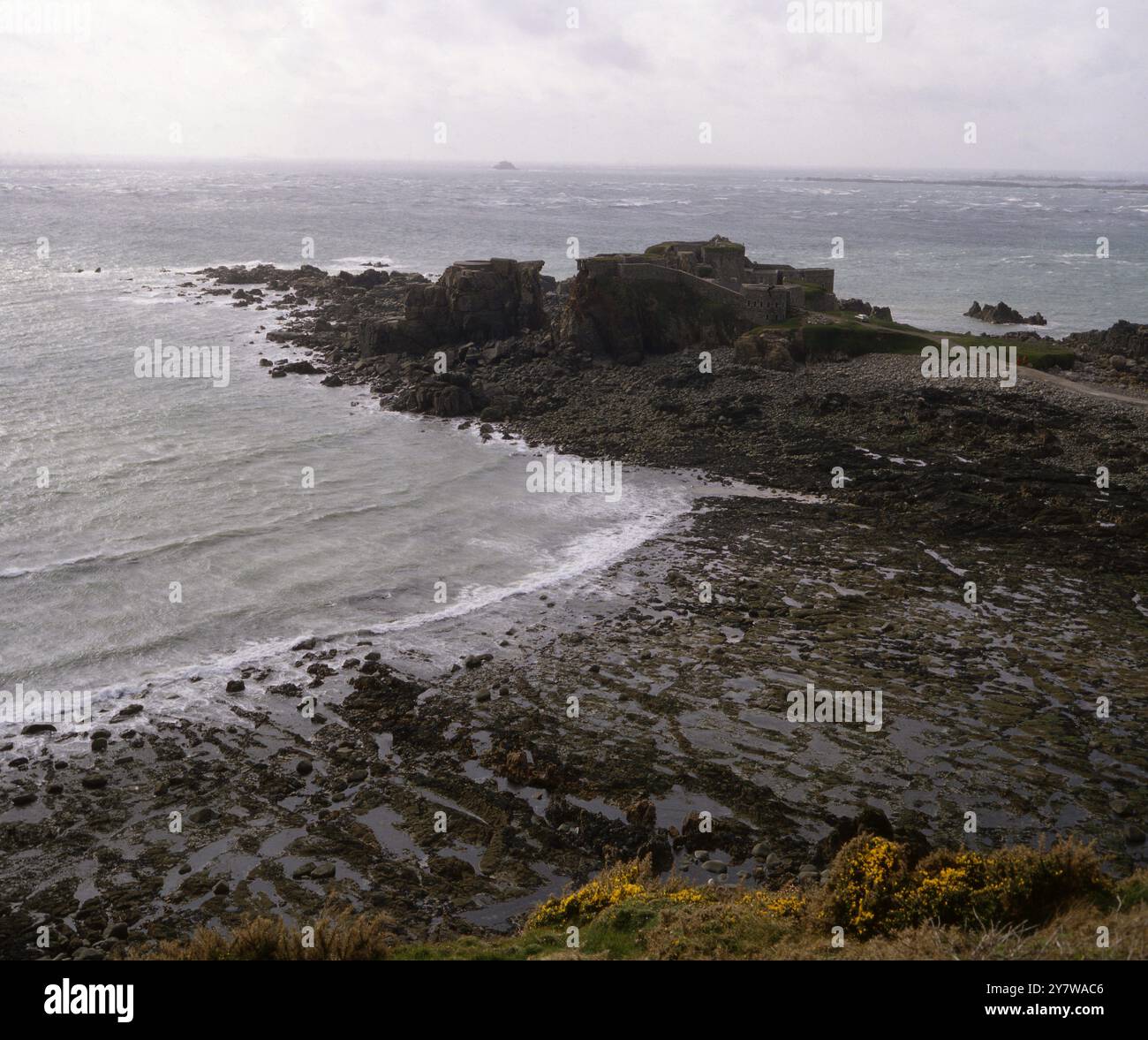 Alderney clonque fort channel islands hi-res stock photography and ...