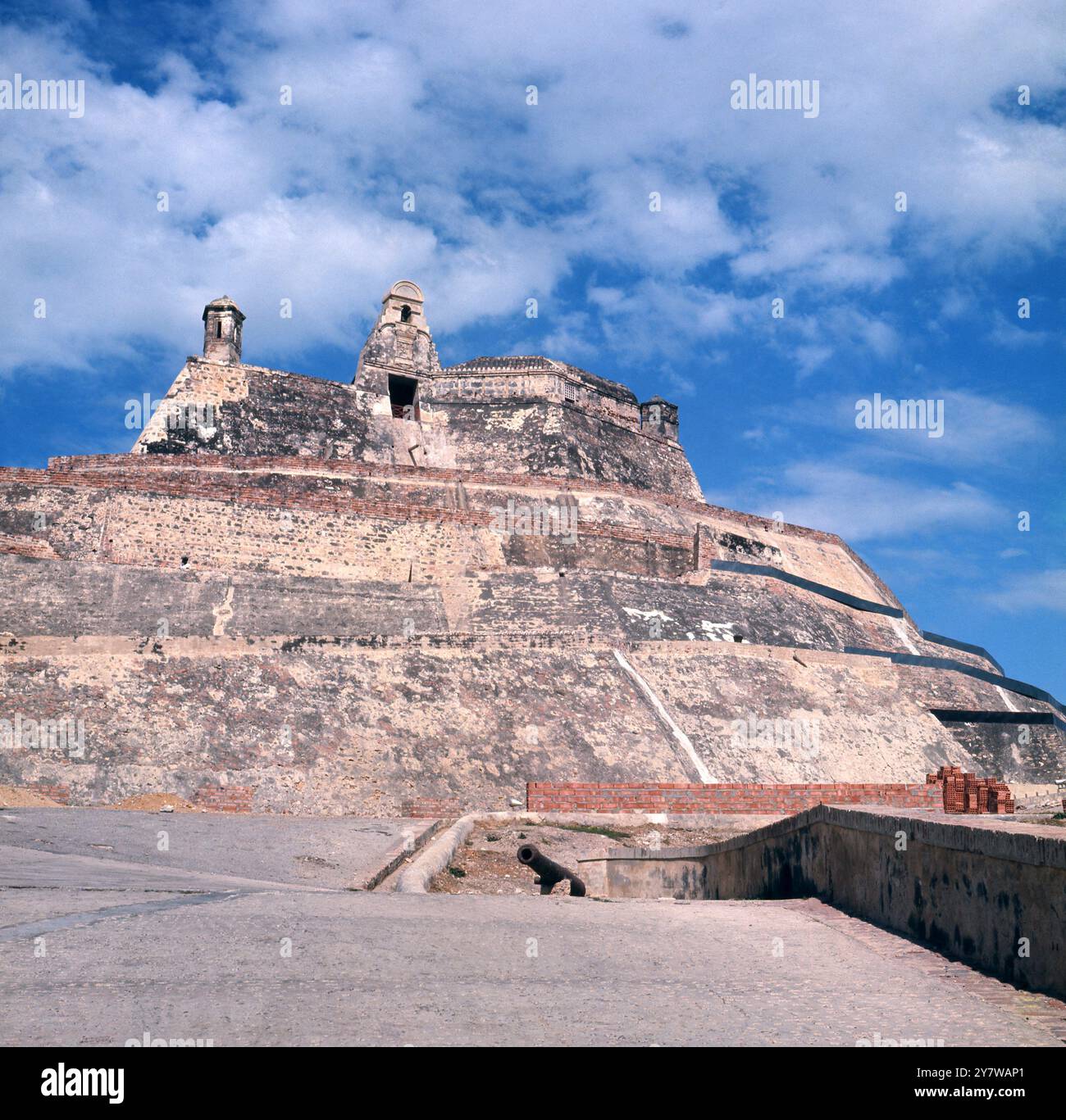 San Felipe Fortress , Cartagena Colombia Stock Photo - Alamy