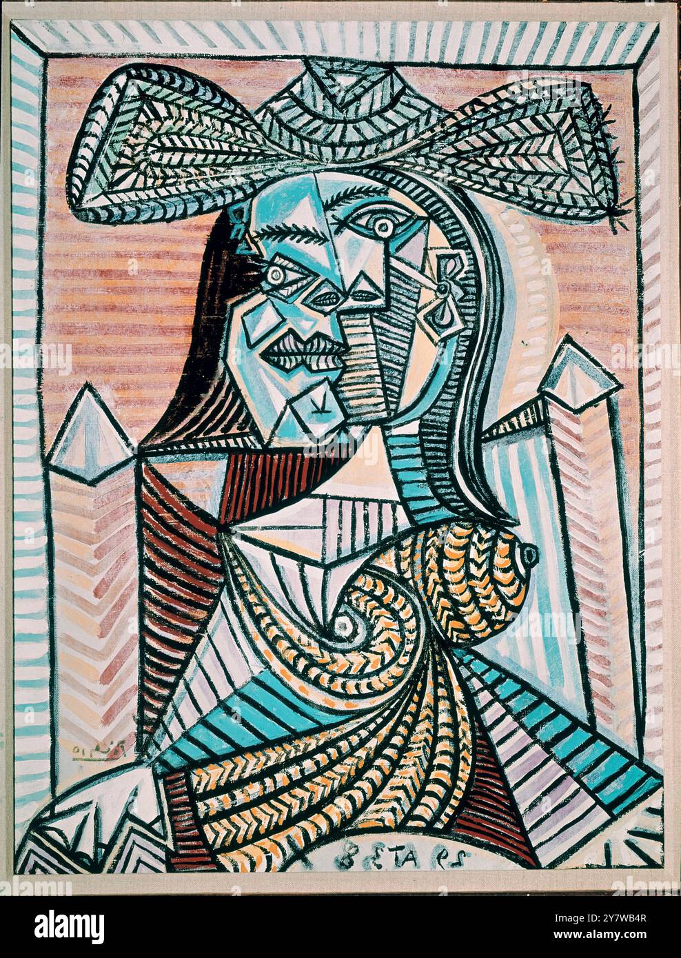 Seated Woman - 1938 by Pablo Picasso Pablo Ruiz Picasso (October 25 ...