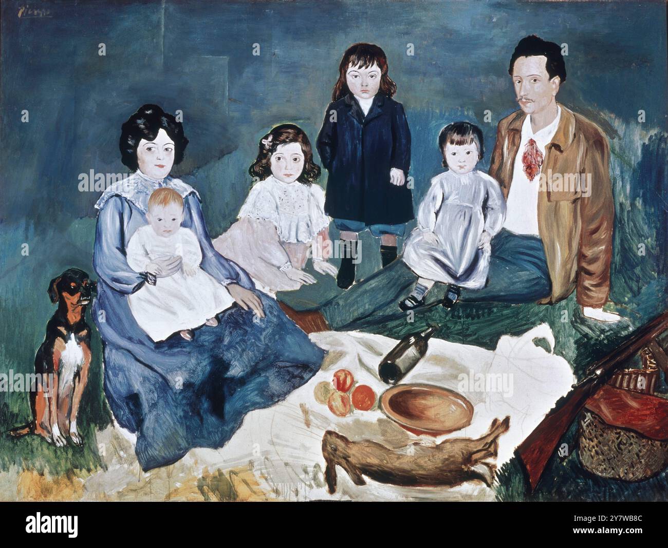 La Famille Soler (le dejeuner sur l'herbe) - 1903 by Pablo Picasso ...