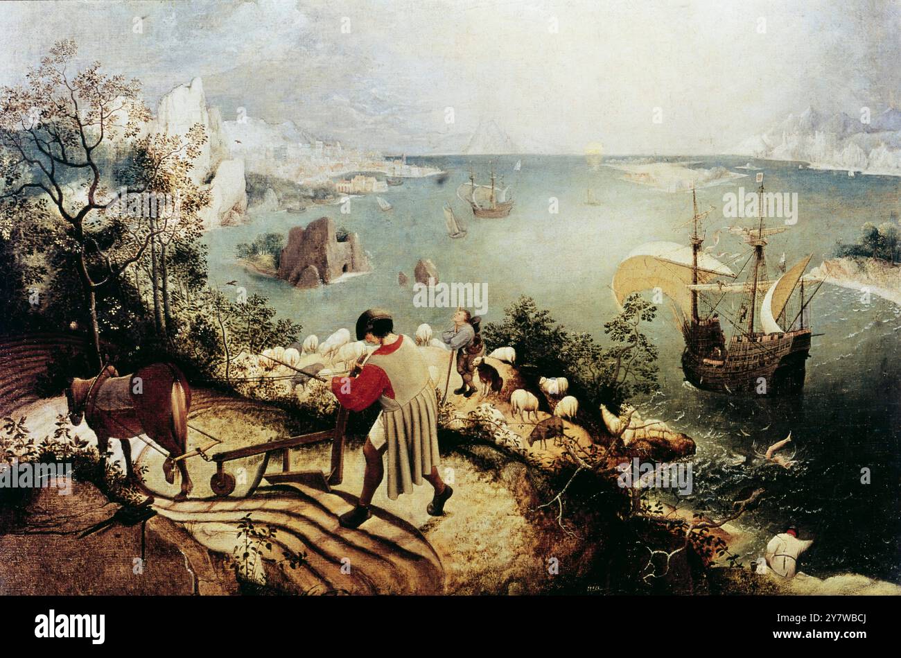 Fall of icarus canvas hi-res stock photography and images - Alamy