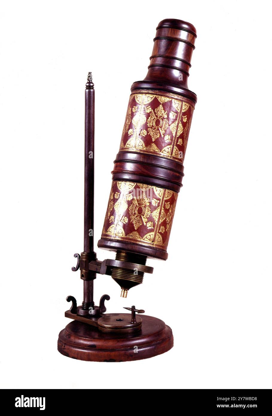 Hooke Microscope in the Science Museum, London Stock Photo - Alamy