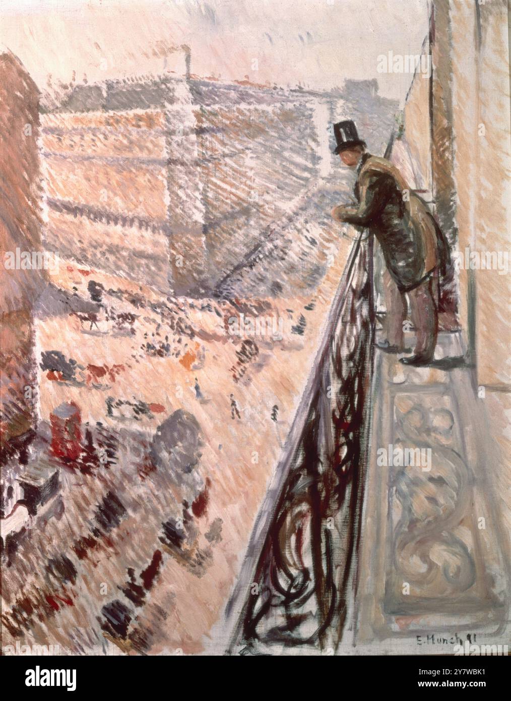 Rue Lafayette - Paris 1891 by Munch, Edvard (1863-1944) Location ...