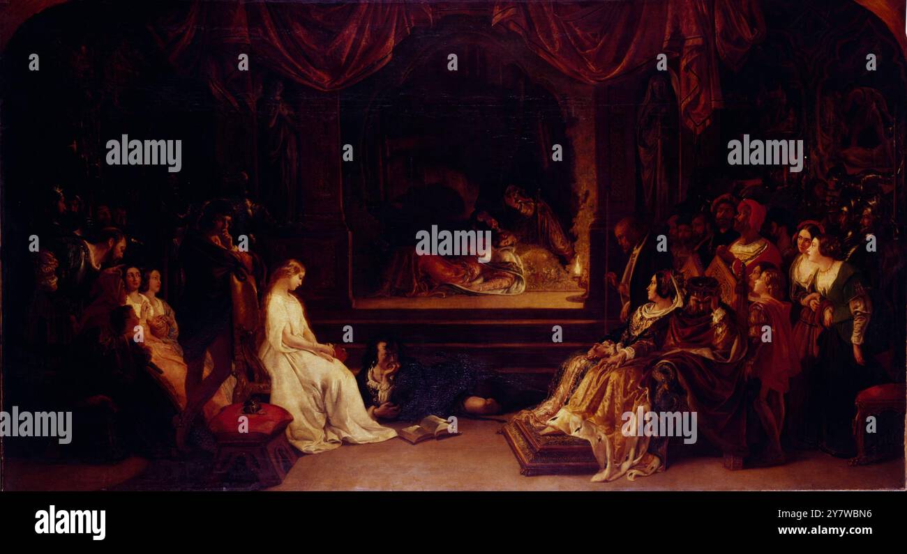 The Poisoning (play within William Shakespeare's Hamlet) by John Webb ...