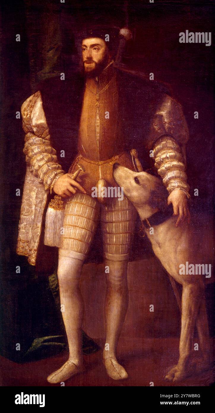 Charles V by Titian in the Prado, Madrid, Spain. Charles V (24 February ...
