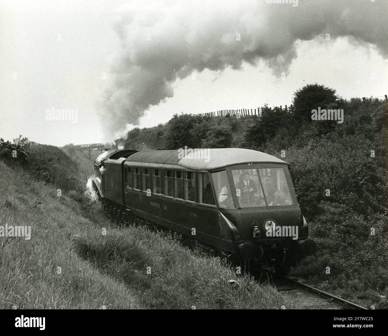 Farmer runs his won railwayWith farmer John Cameron at the controls he ...