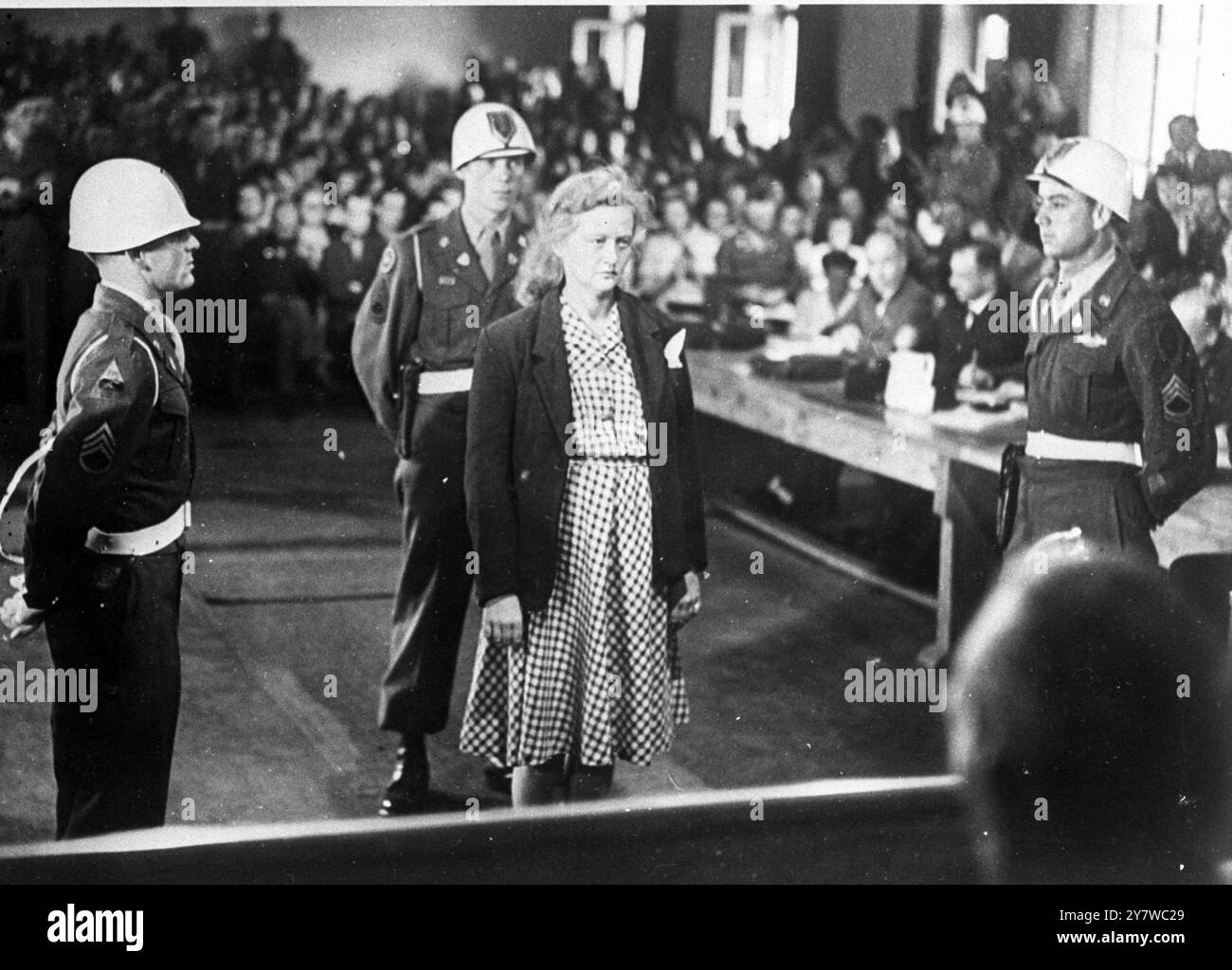 " Witch of Buchenwald " is on trial - accused of making lampshades of ...