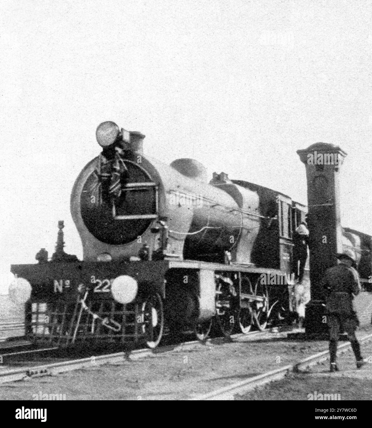 The first engine to draw a train over the new Khyber railway : passing ...