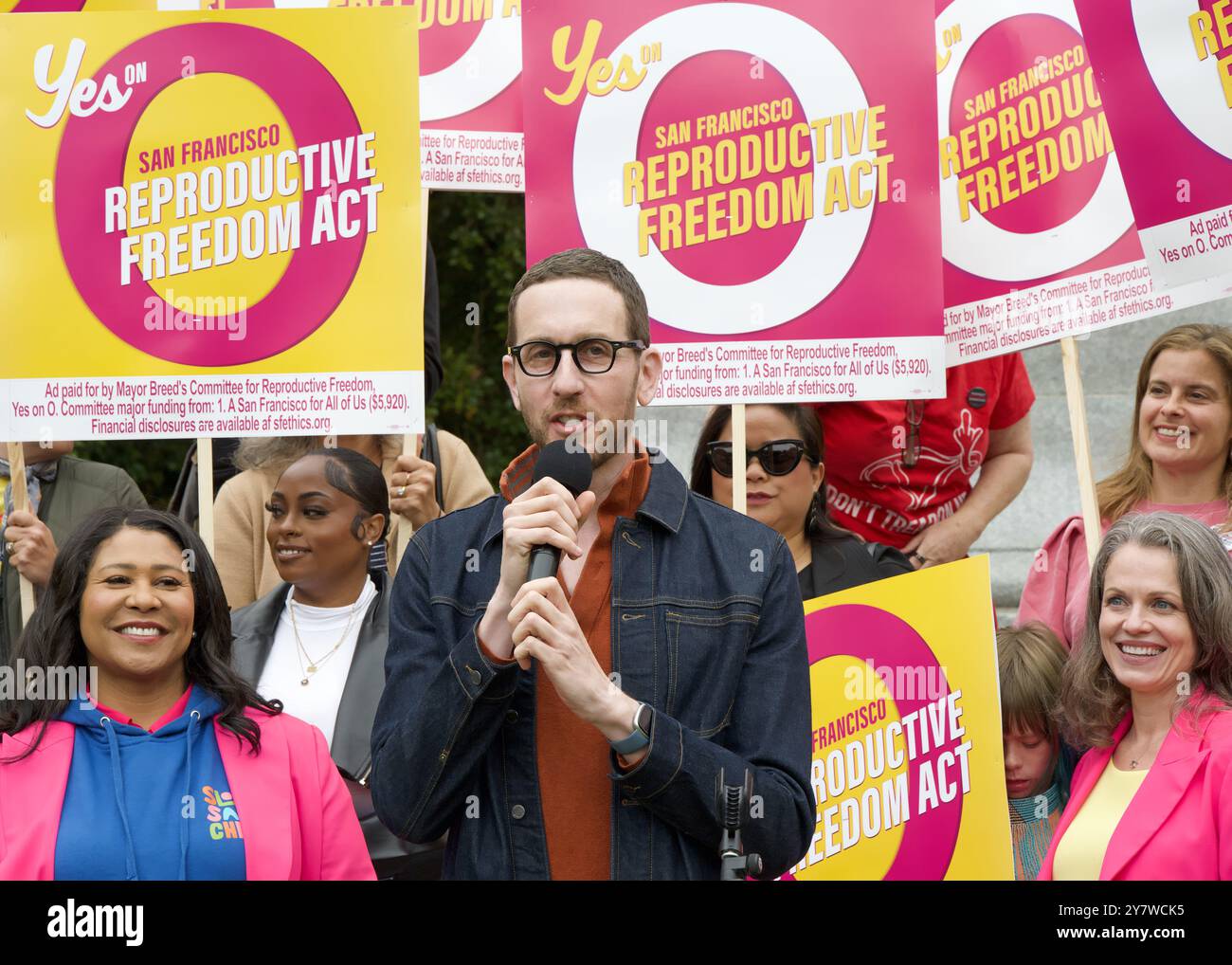 San Francisco, CA - Sept 7, 2024: State Senator Scott Wiener speaking ...