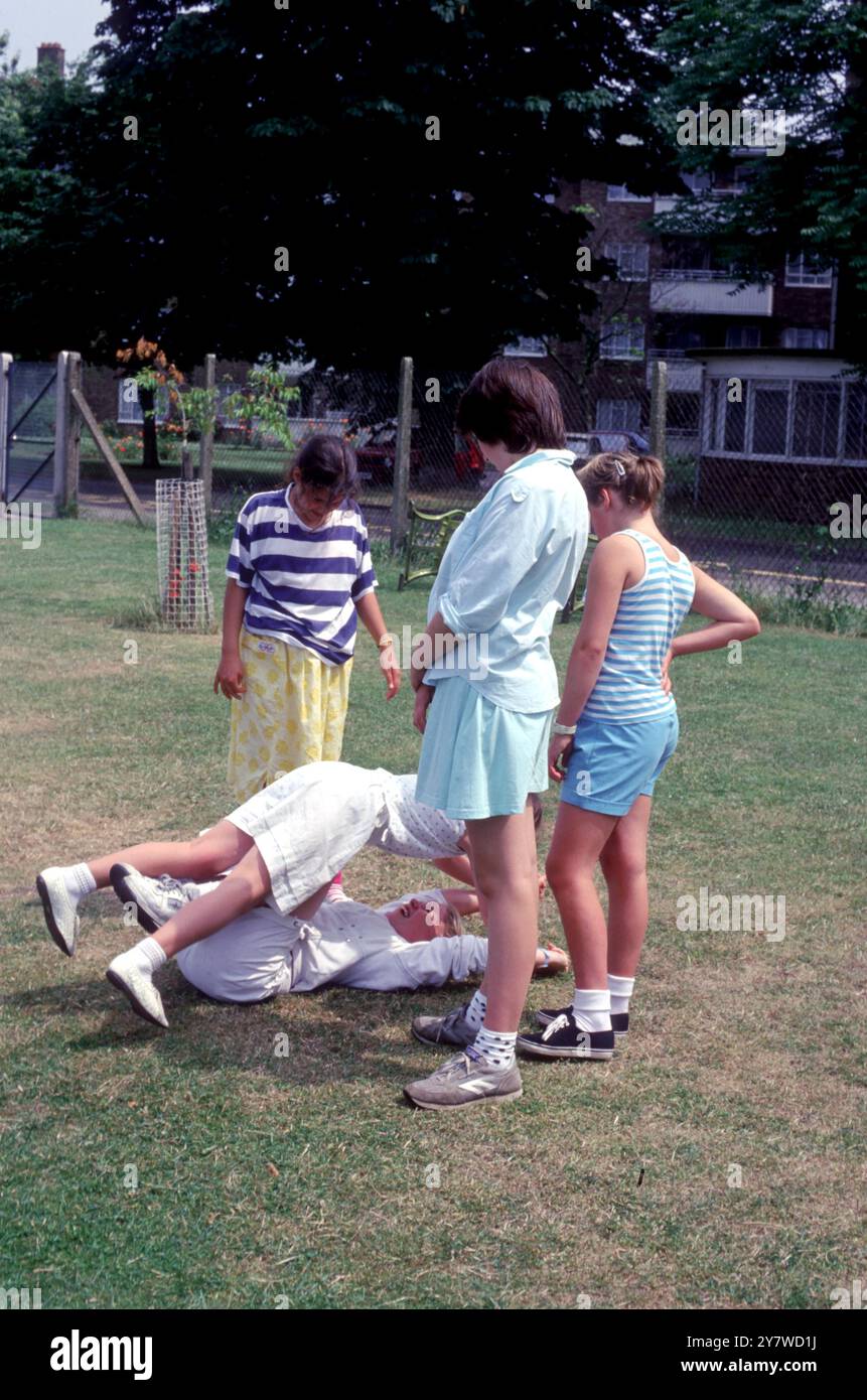 Playground at primary school - improvised games - ©TopFoto Stock Photo ...