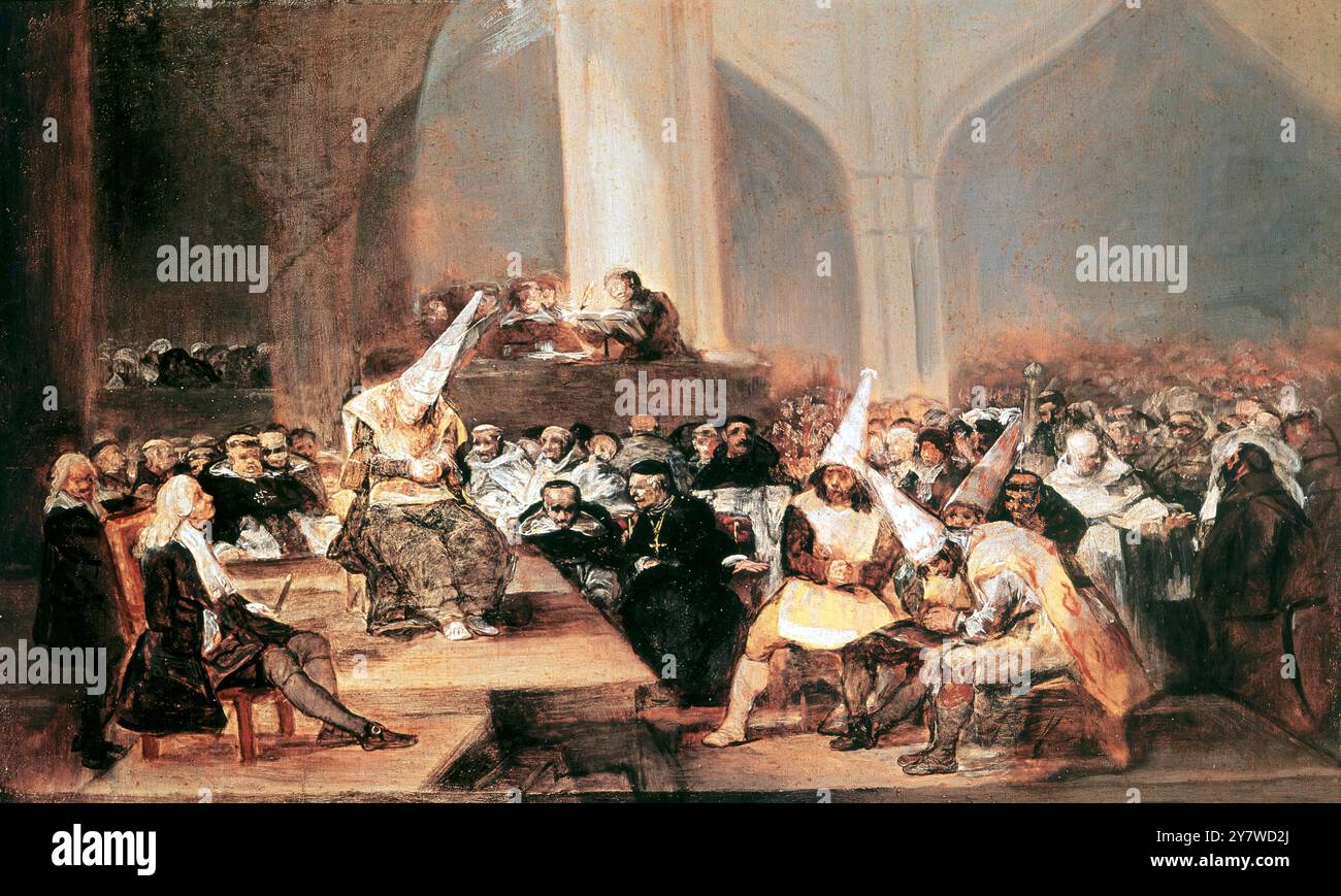 Inquisition Scene Court of the Inquisition Artist Goya y Lucientes ...