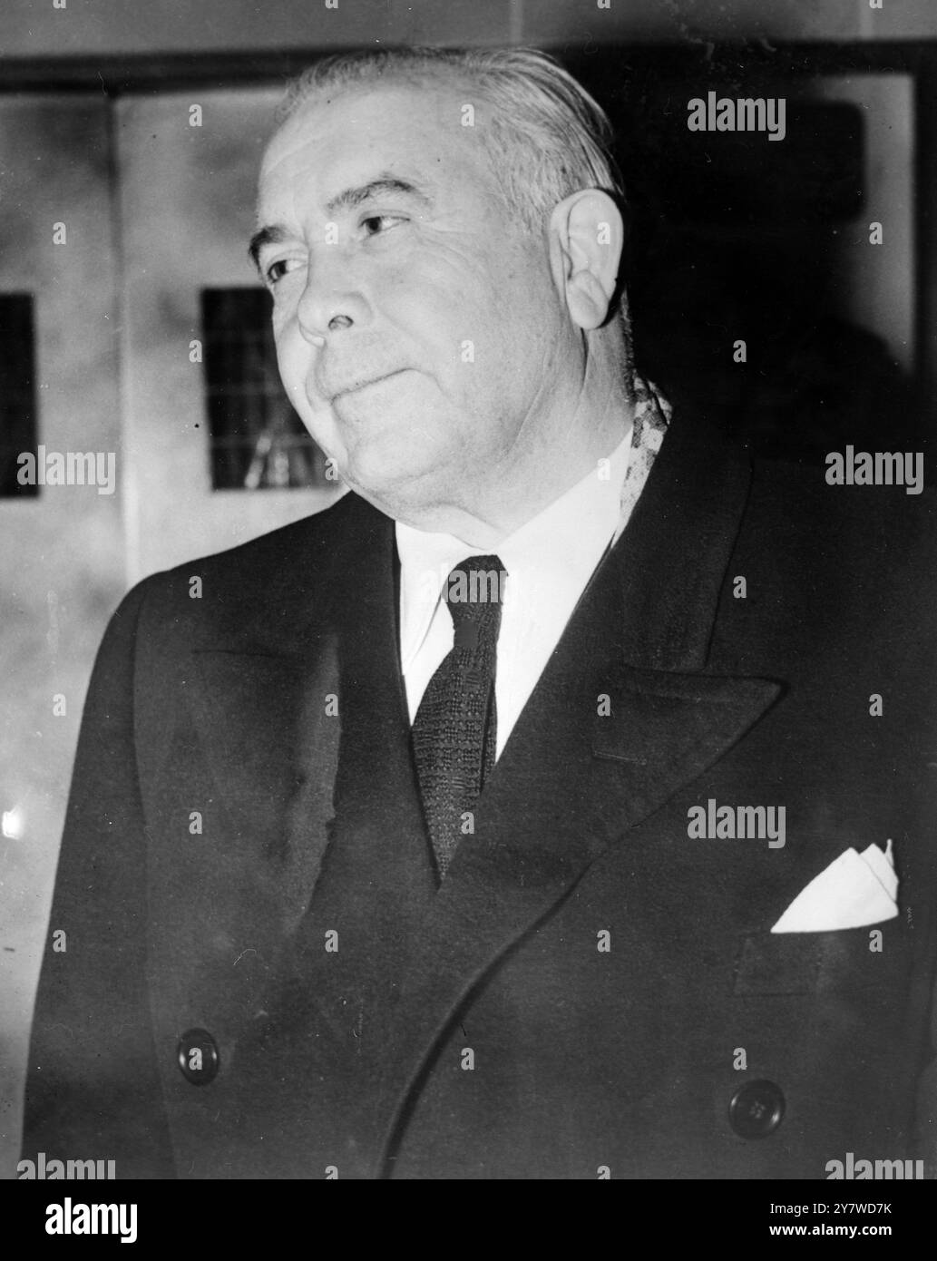 Spyros Skouras ( 1893 - 1971) , the head of 20th Century Fox leaving ...