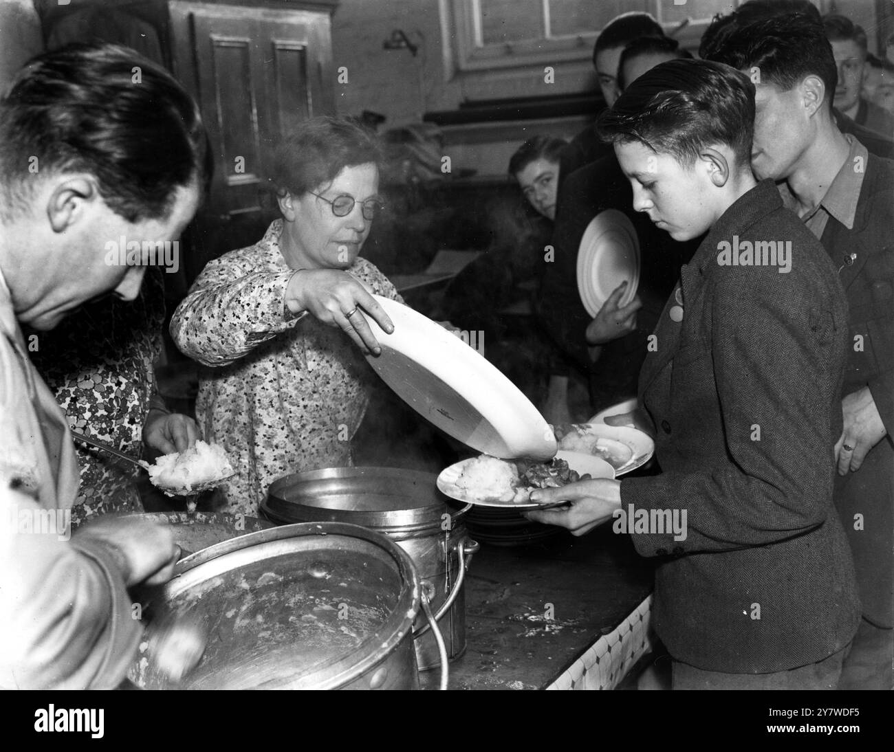 Canteen during WWII Stock Photo - Alamy