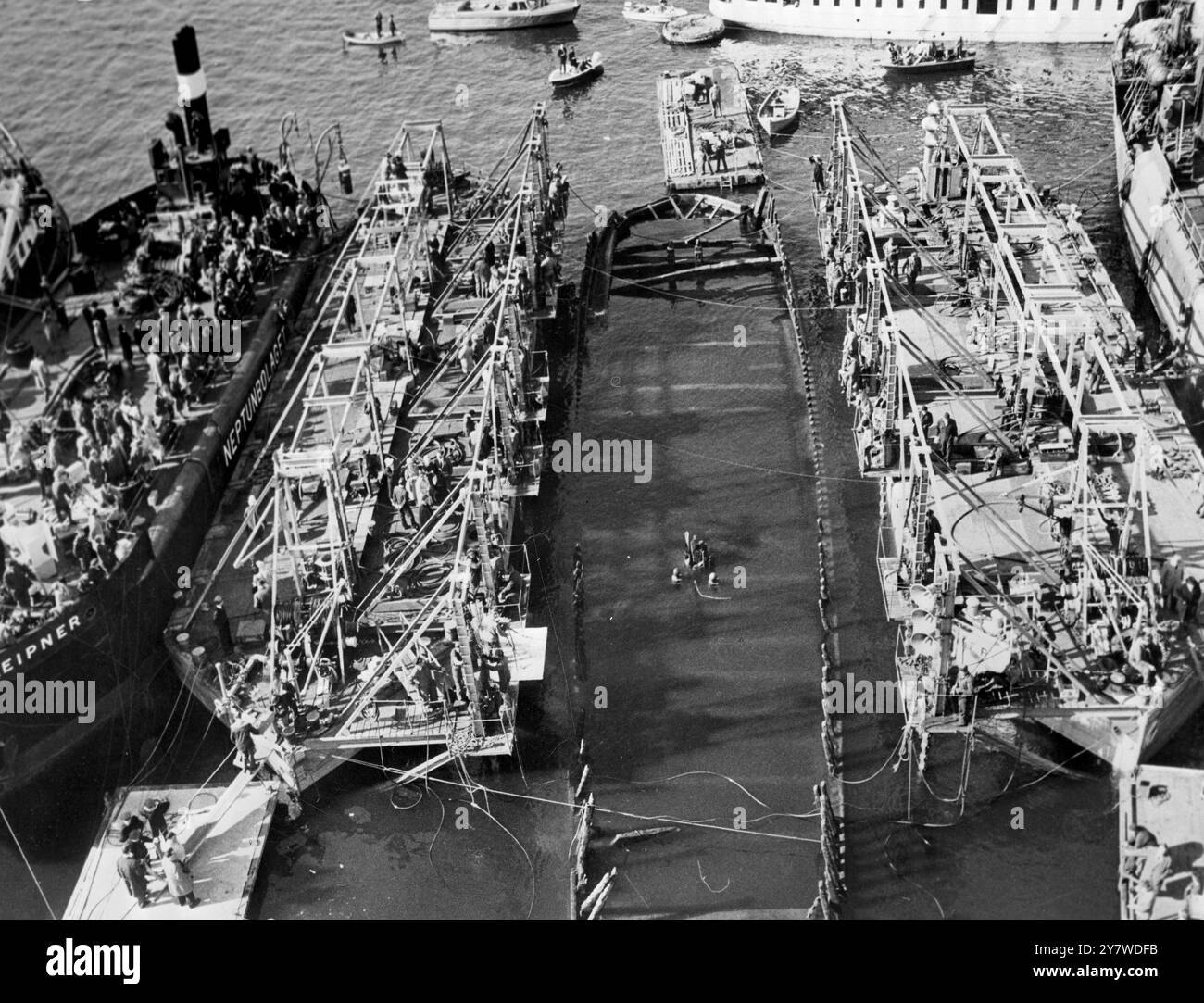 Raised from the depths Vasa the royal Swedish warship being raised from ...