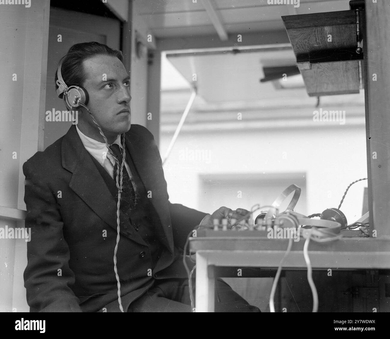 Derby Day at Epsom . Controlling the traffic for the Derby . The ...