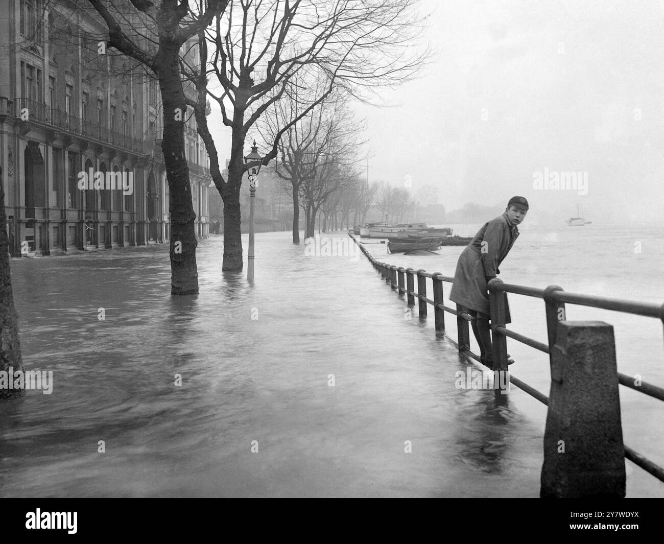Roads at Putney were flooded to considerable depth owing to an ...