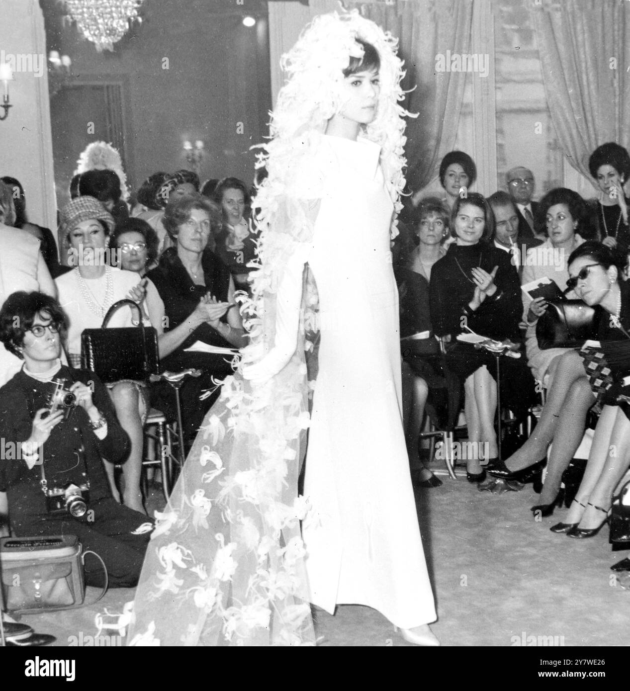 Paris : Parisian designer Guy Laroche presented his Wedding Dress ...