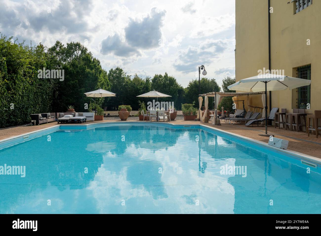 Villa Bell'acqua, mantova, Goito, Lombardia ,italy Stock Photo - Alamy