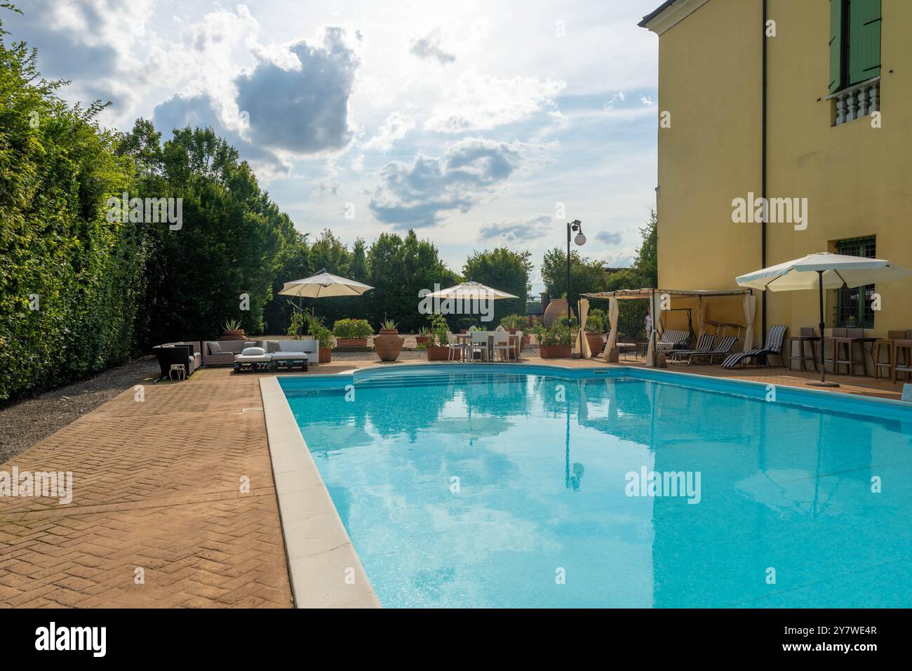 Villa Bell'acqua, mantova, Goito, Lombardia ,italy Stock Photo - Alamy