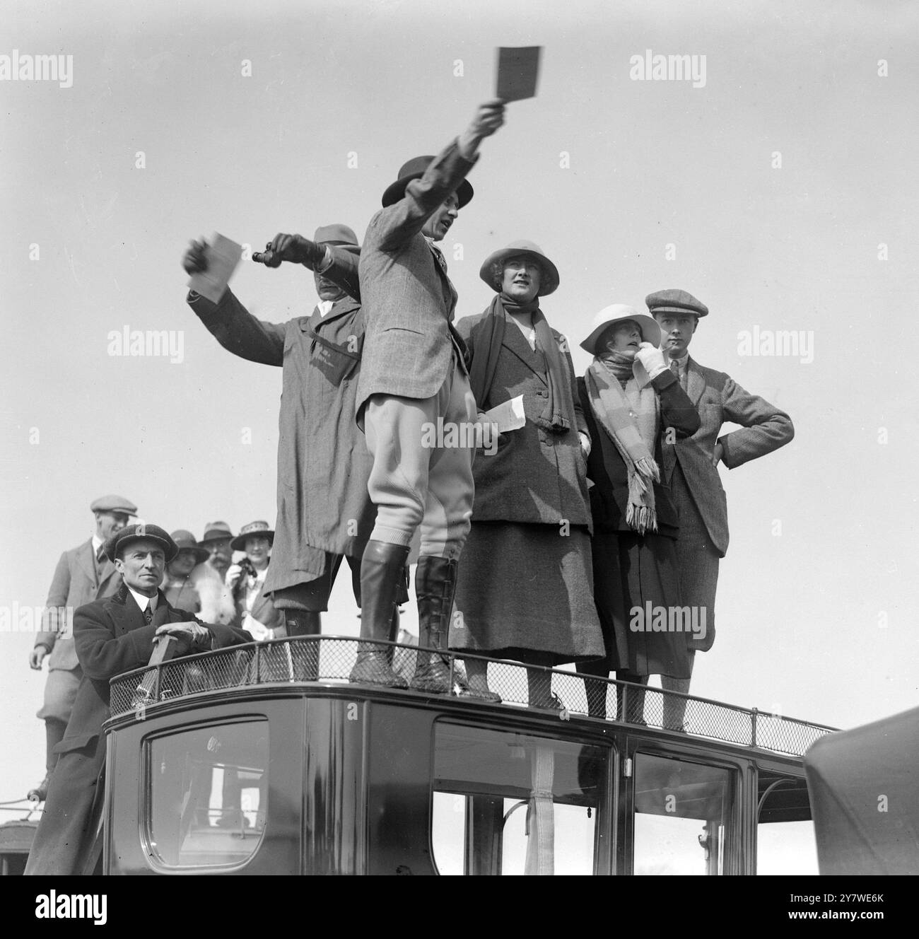 At Herstone Point to Point Races at Sutton Cheney . Left to Right - Mr ...