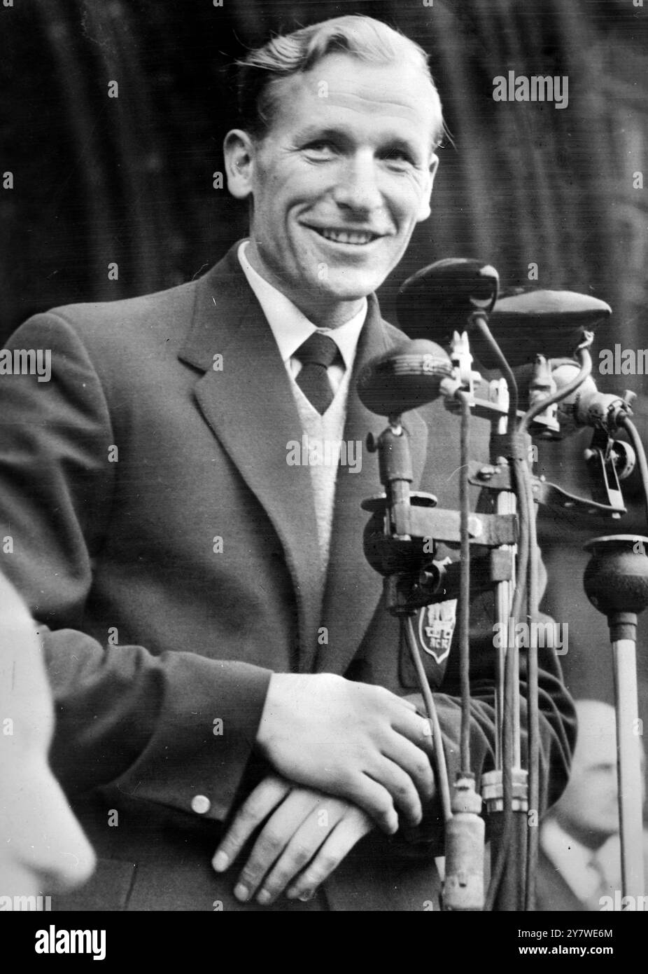 Manchester : Manchester City , s German Goalkeeper , Bert Trautmann ...