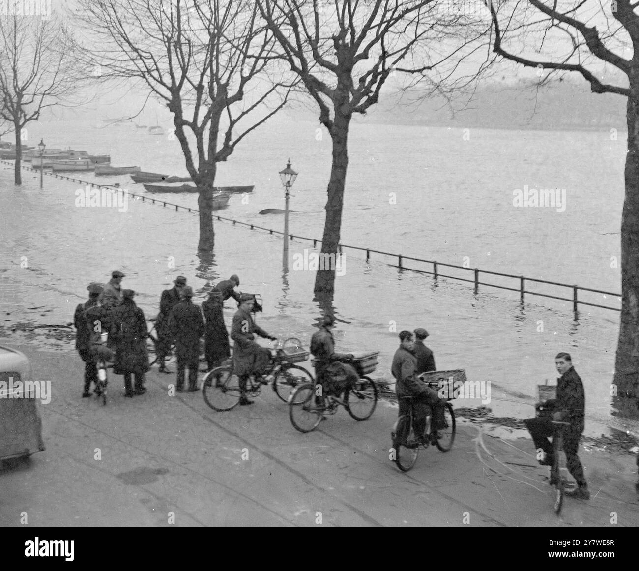 Roads at Putney were flooded to considerable depth owing to an ...