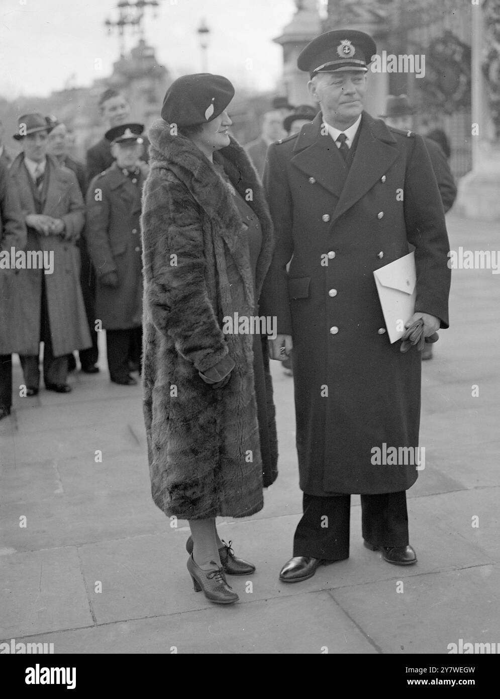 Investiture at Buckingham Palace . Radio operator , P J Cummings . 2 ...