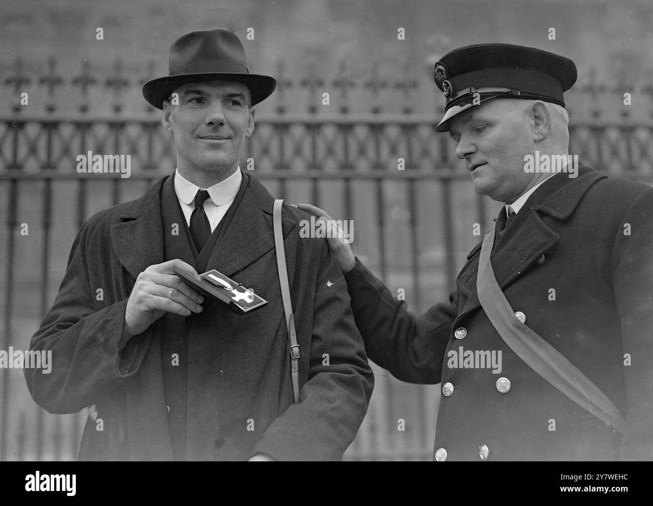Investiture at Buckingham Palace . The Skipper of the drifter " Daisy ...