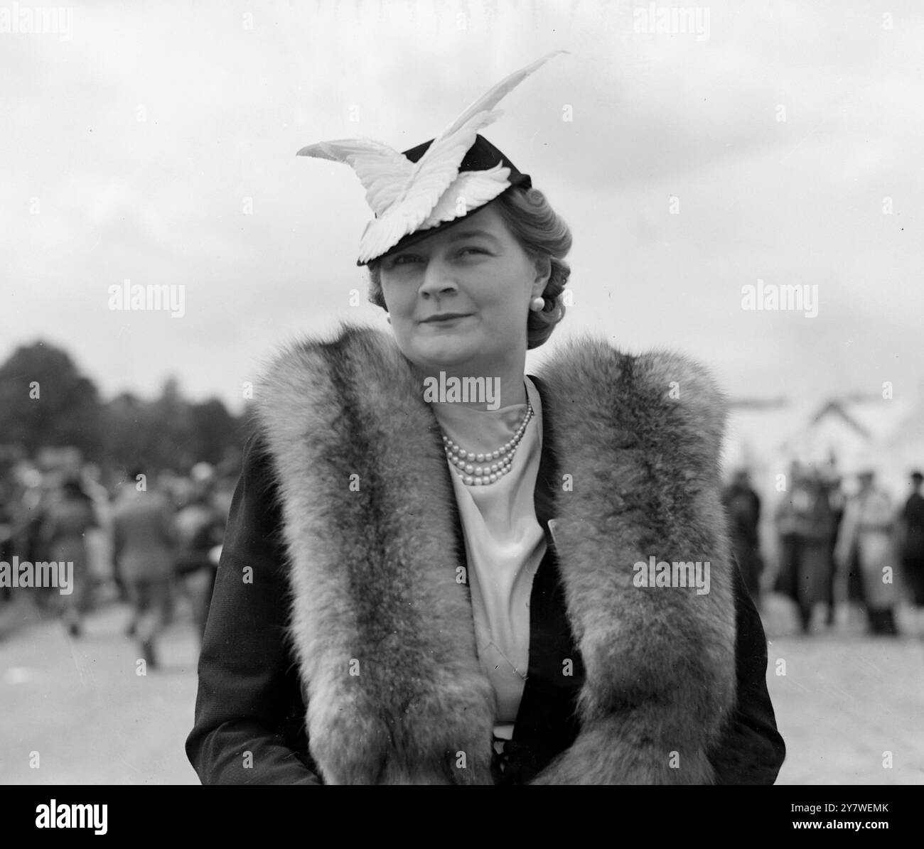 At the Royal Ascot race meeting - Miss Paula Dane wearing her ...