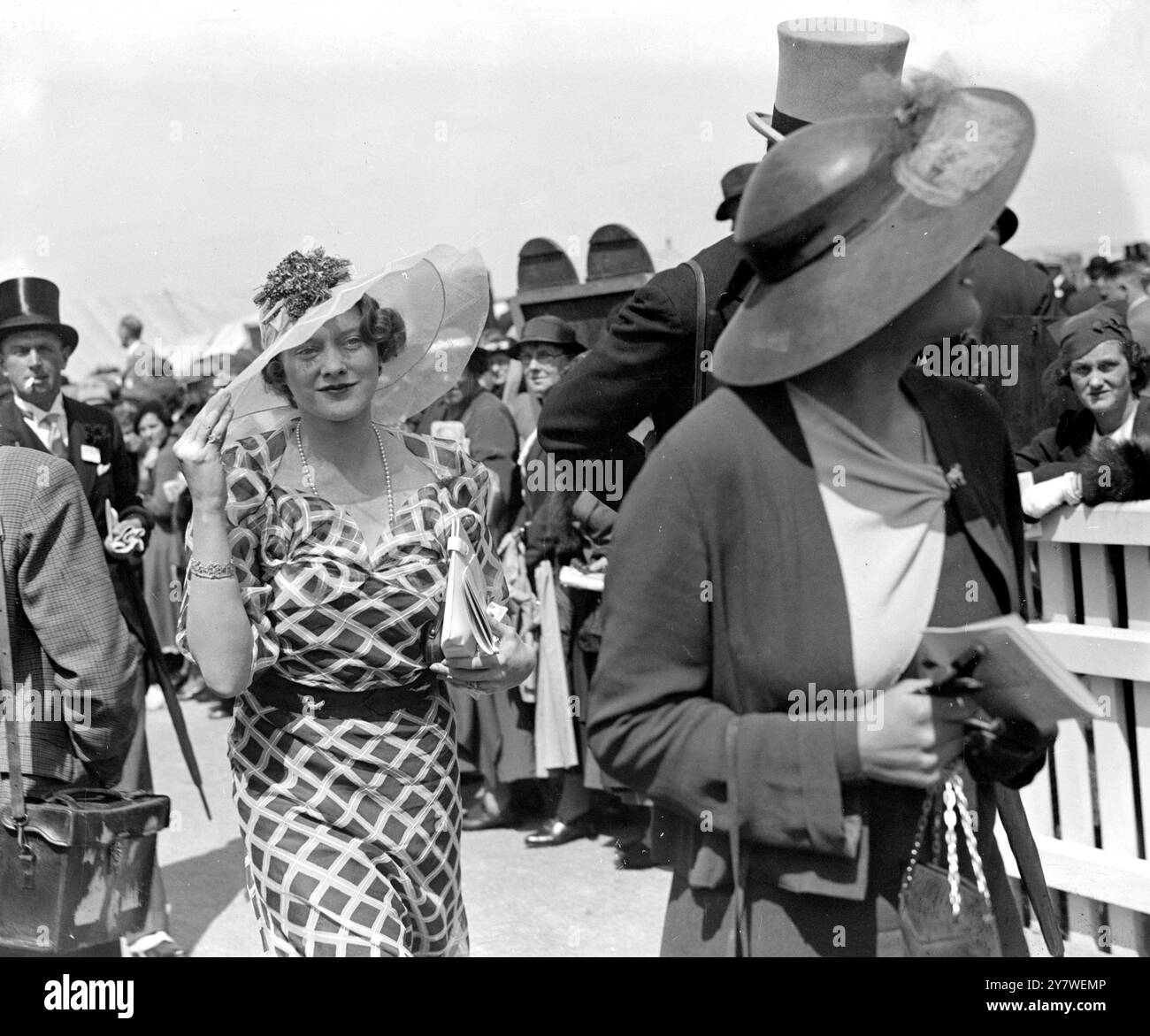 At the Royal Ascot race meeting - the Marchioness of Dufferin and Ava ...