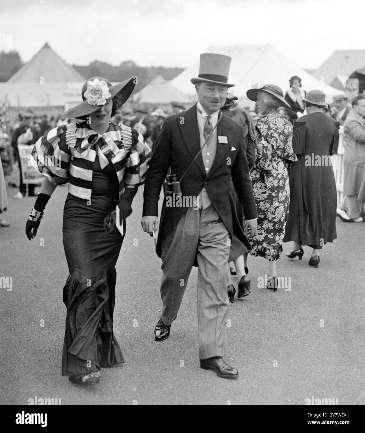 The Royal Ascot race meeting . The fashionable Mr and Mrs Thurston ...