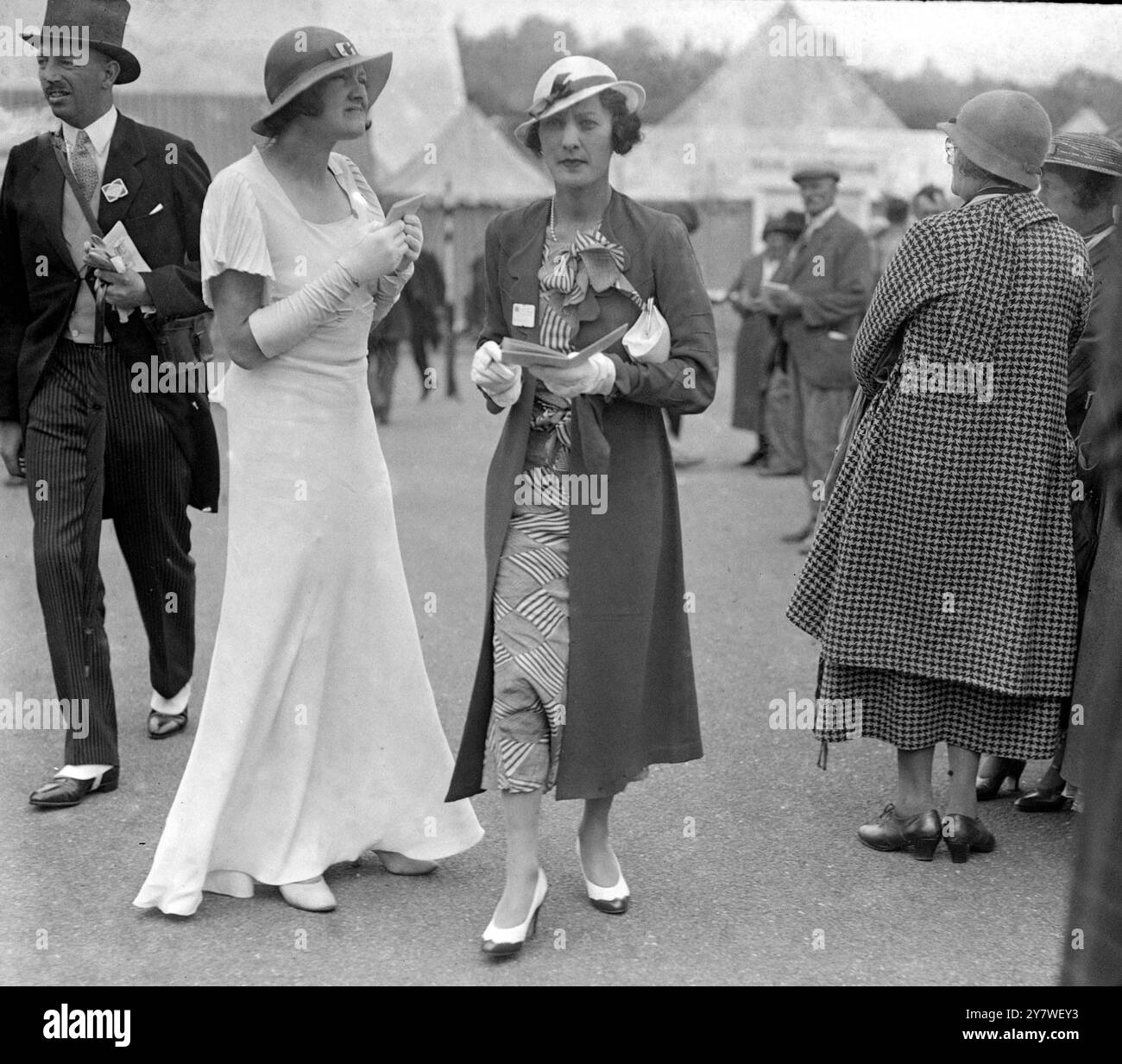 At the Royal Ascot race meeting . Miss Chapman Walker and Lady Crawley ...