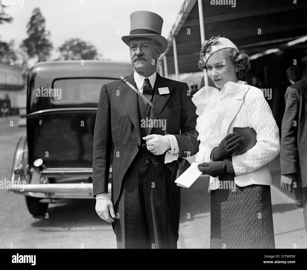 At the Royal Ascot race meeting - Major J B Paget and Miss Ann Paget ...