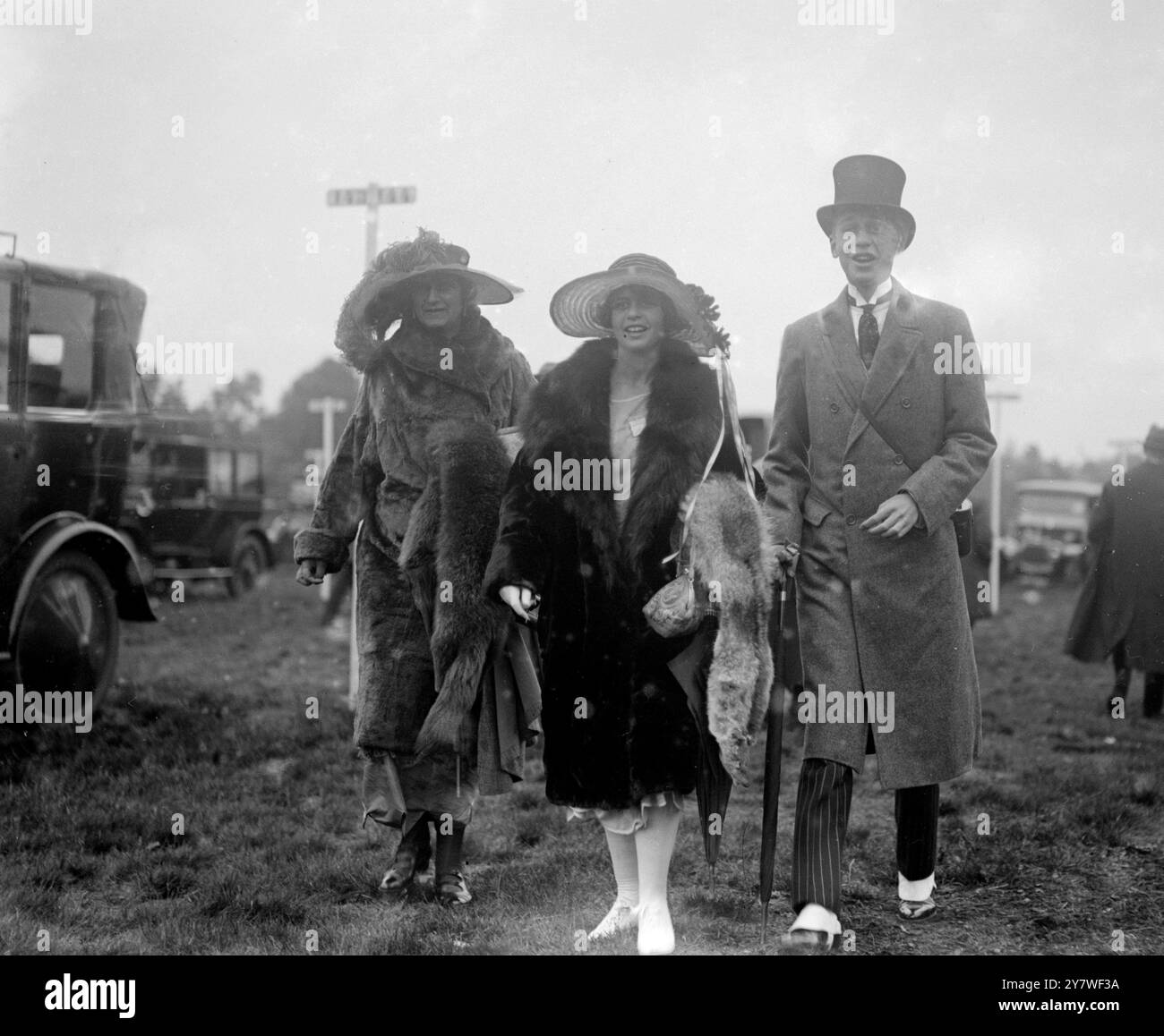 The Royal Ascot race meeting . Lady Worthington - Evans with her son ...