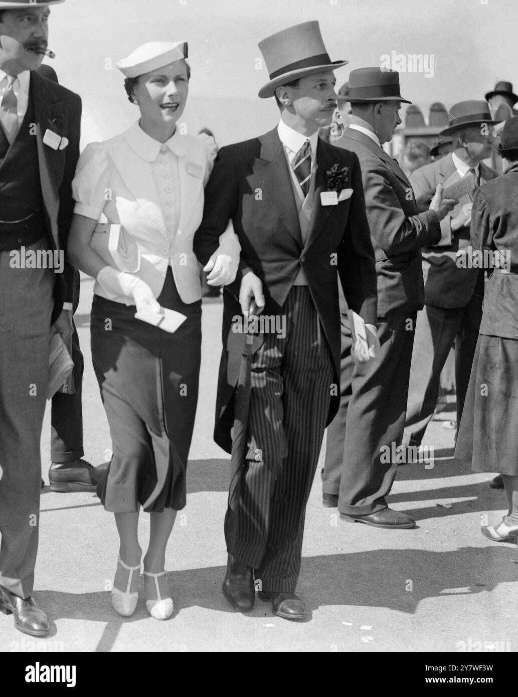 Arrivals at the Royal Ascot race meeting - Mr and Mrs Jack Hanbury ...