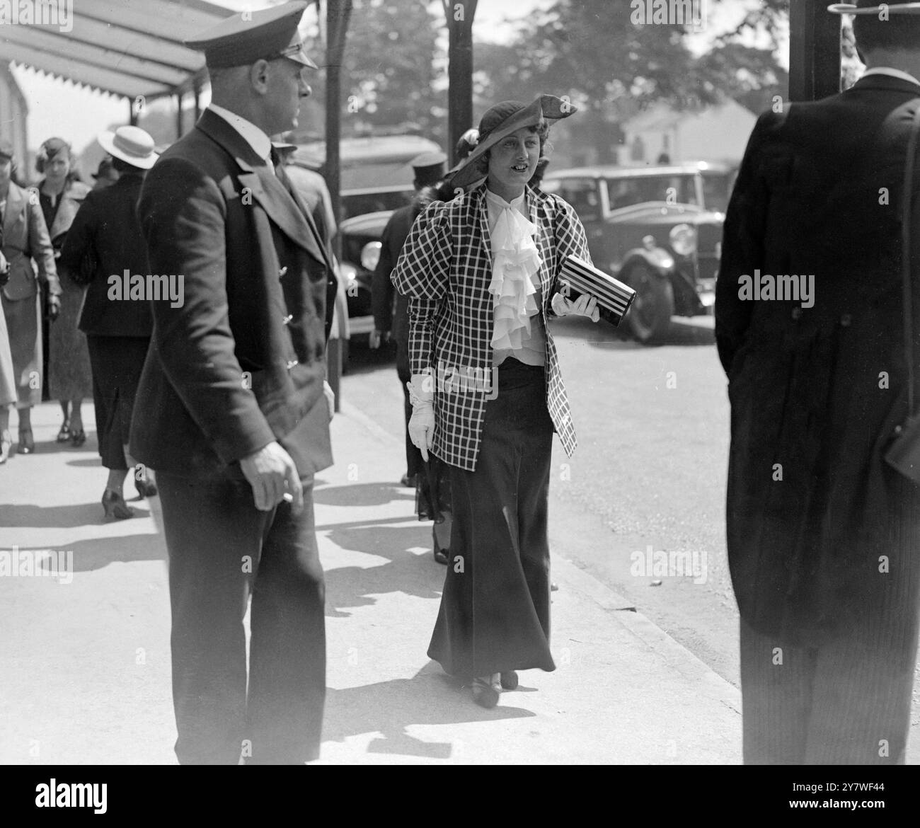 Arriving at Ascot racecourse for the Royal Ascot race meeting , Mrs ...