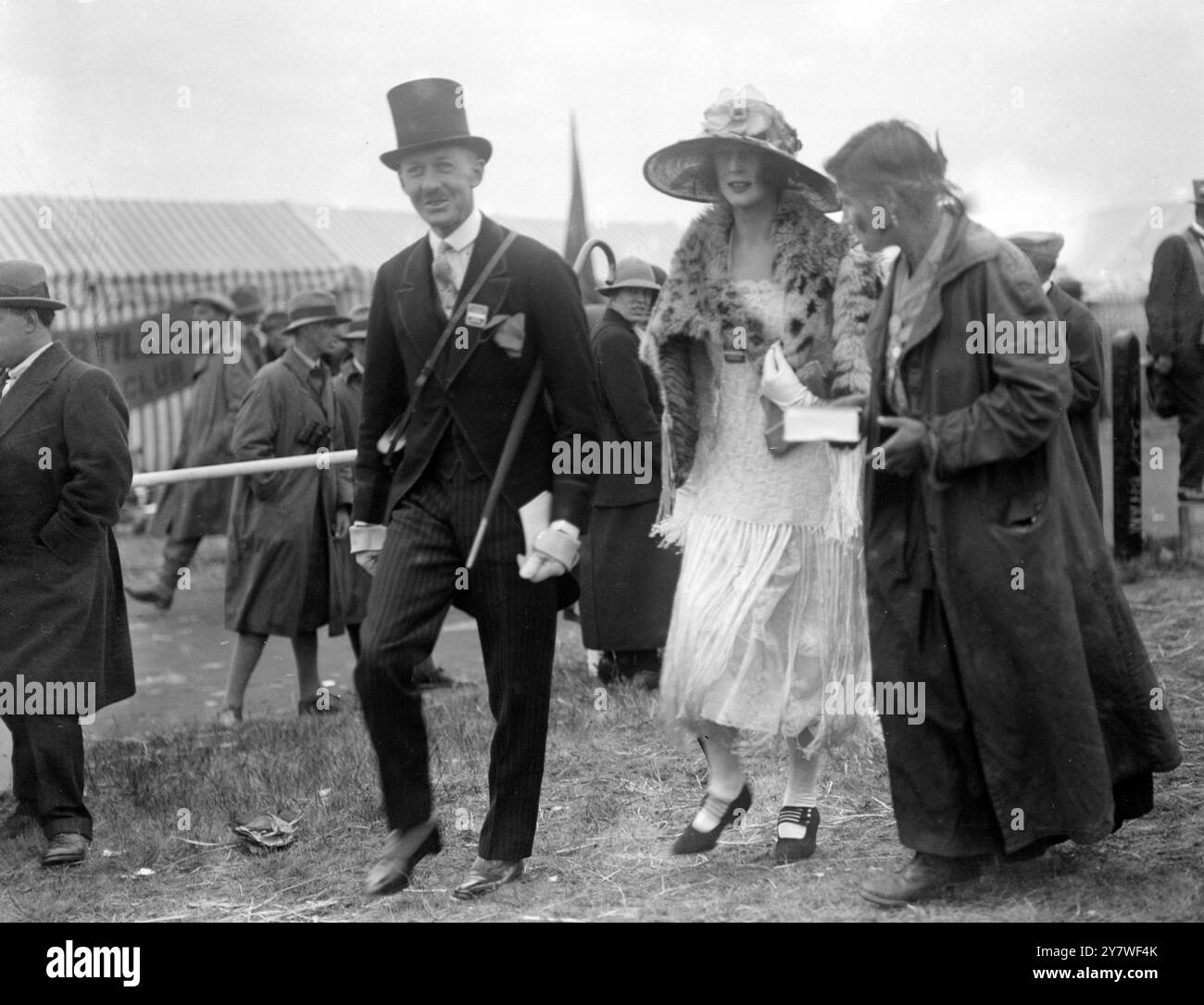 Arriving at Royal Ascot race meeting .Captain and Mrs Stirling Stuart ...