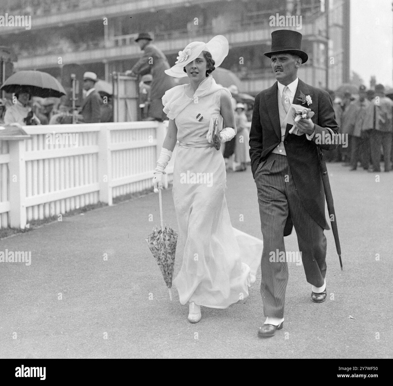 Fashions at the Royal Ascot race meeting . Miss Isobel and Mr Loch ...