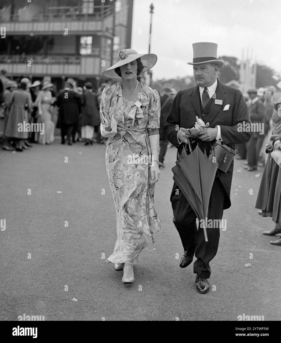 Royal Ascot race meeting , 1st Day . Major and Mrs Claude De Lisle Burt ...