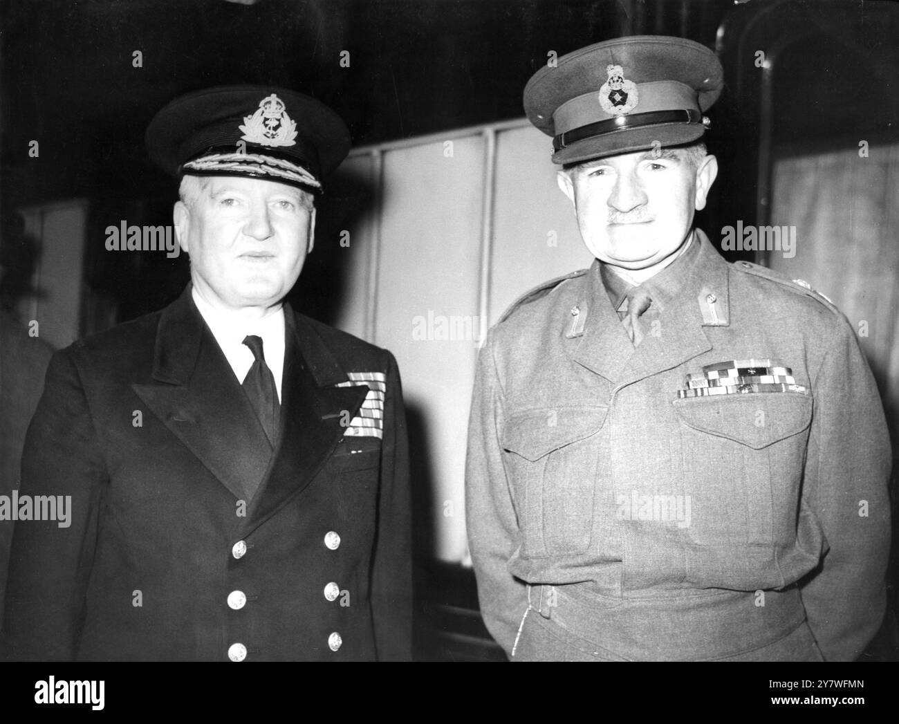 Admiral of the Fleet Lord Fraser , the First Sea Lord , and Field ...