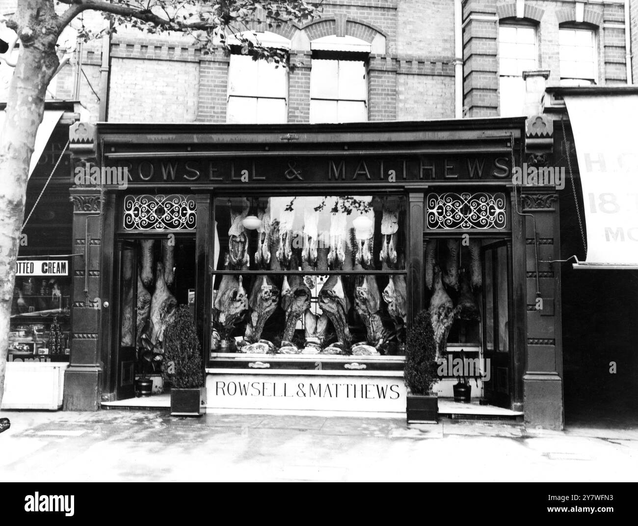 Rowsell and Matthews Butchers shop Stock Photo - Alamy