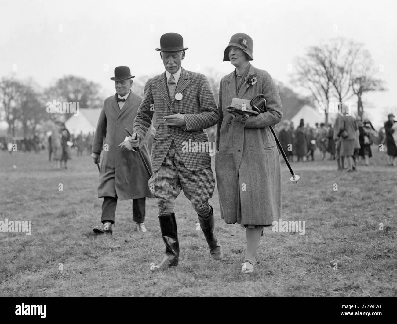 Garth Point To Point at Ashridge Wood . Lady Dorchester . 1929 Stock ...