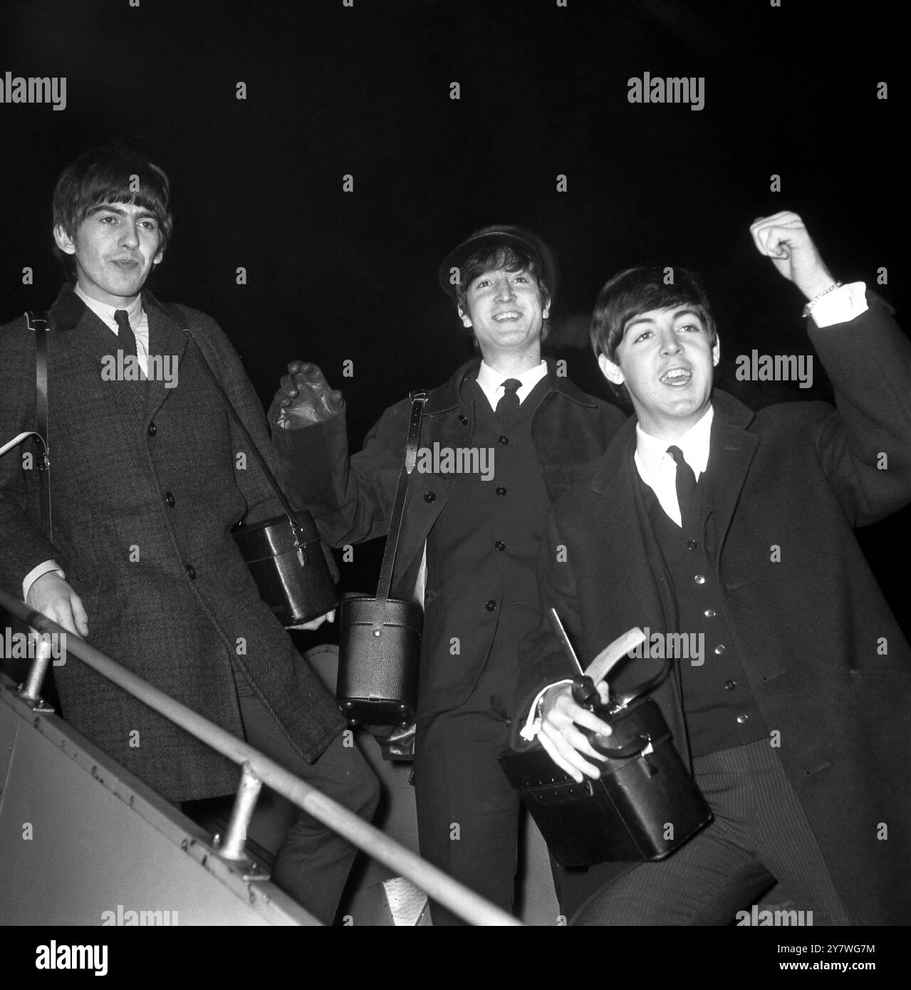 Beatles 1964 airport hi-res stock photography and images - Alamy