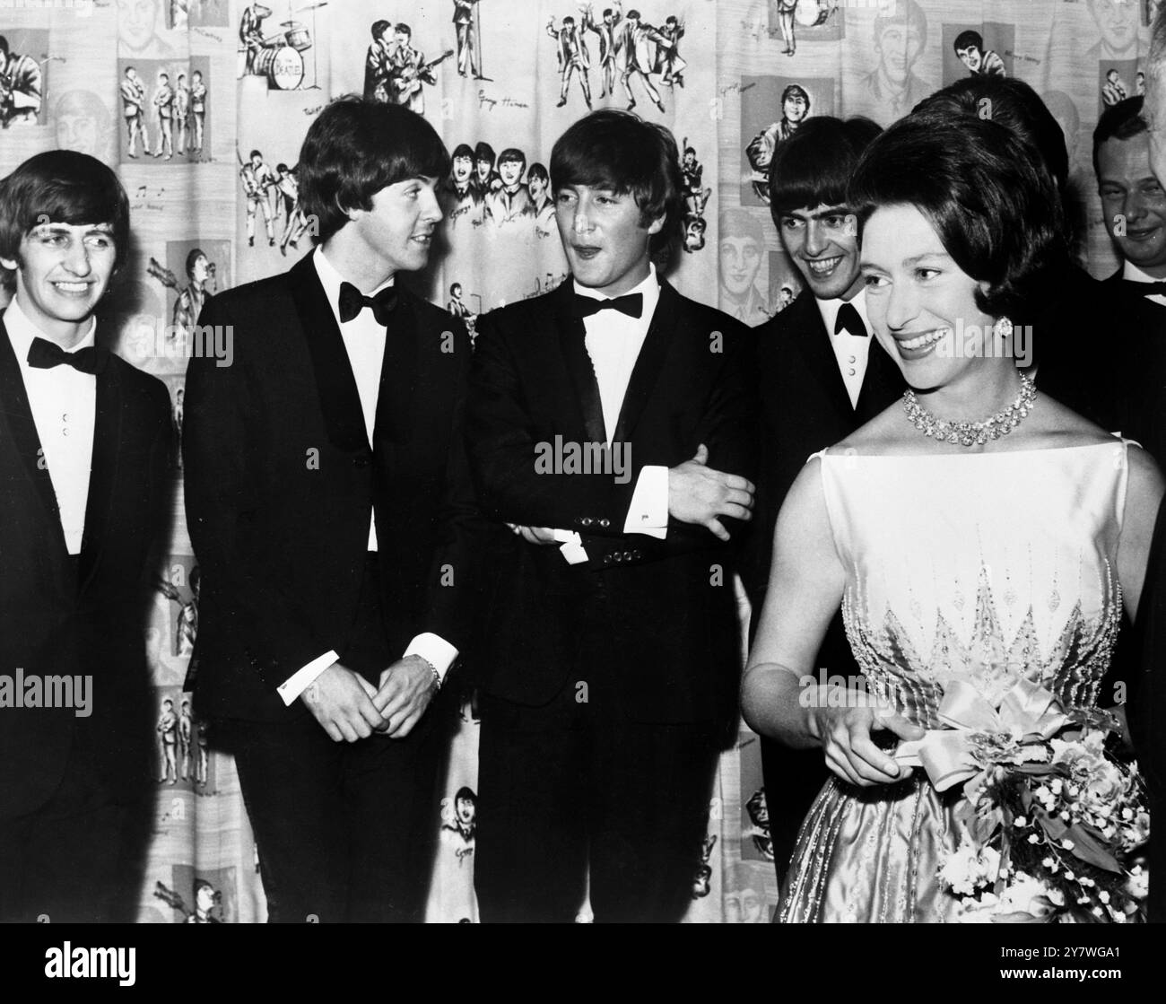 Princess Margaret at the premiere of " A Hard Day's Night " , with the ...