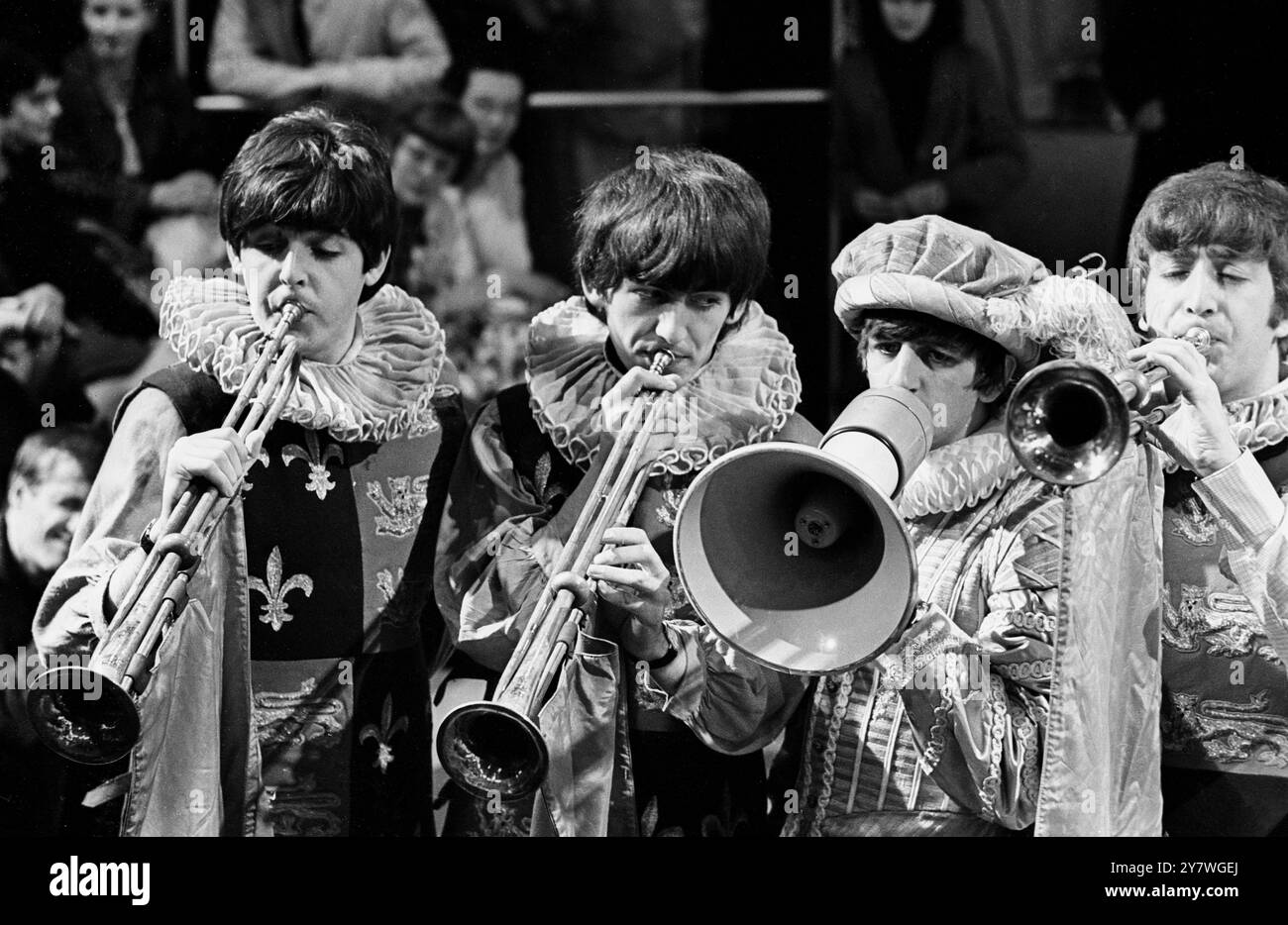 The Beatles in an Elizabethan scene from their hour - long spectacular ...