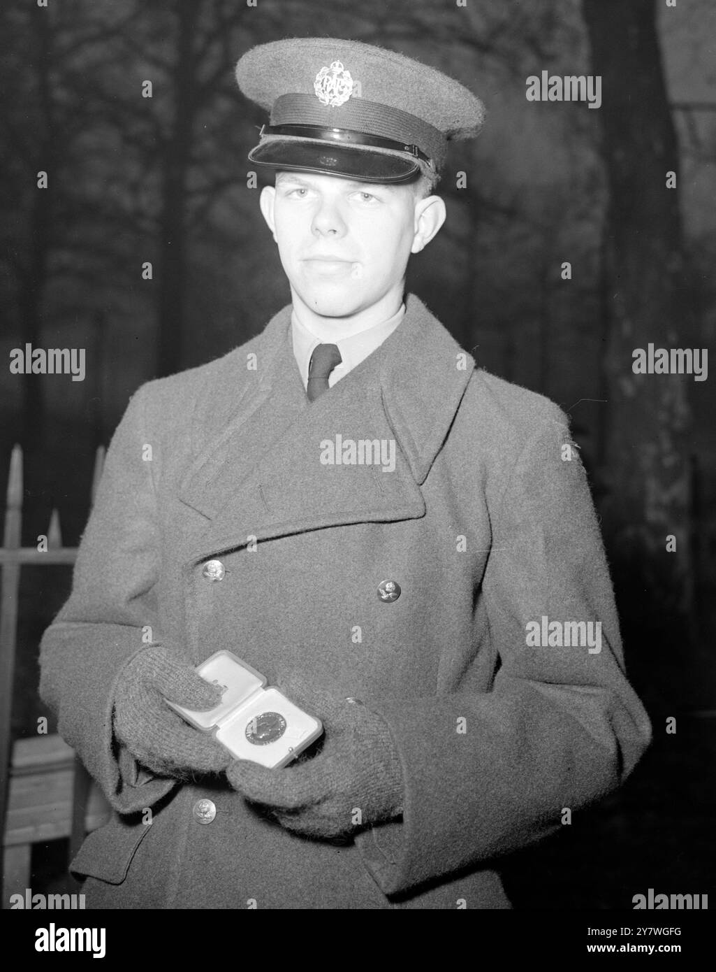 Nineteen year old , Gerald M Hamilton , pictured with the Queen ' s ...