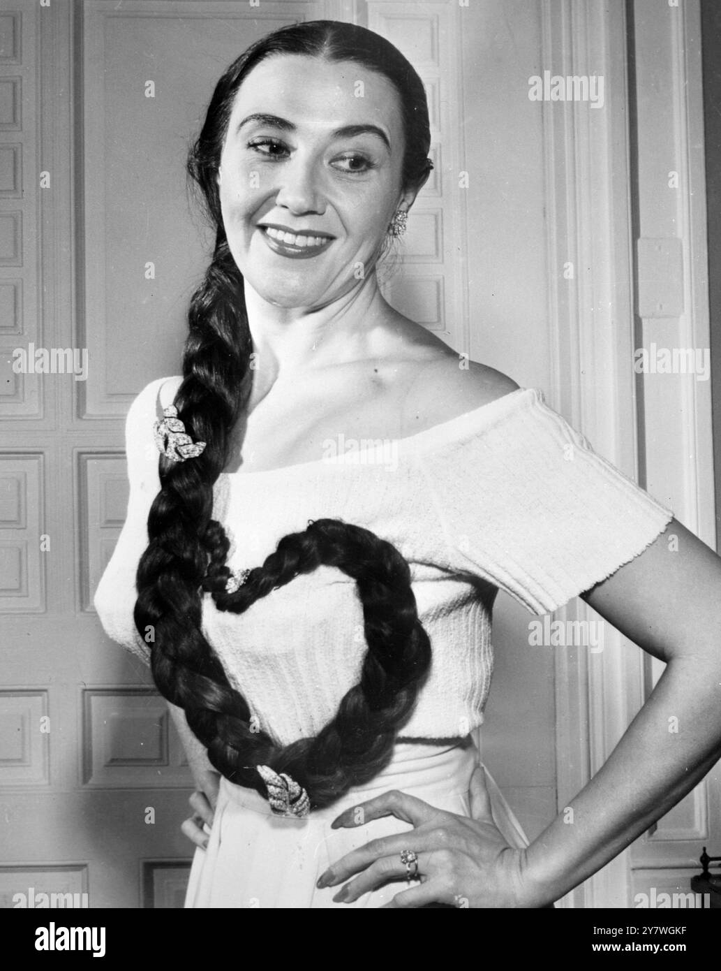 Winsome lady Black and White Stock Photos & Images - Alamy