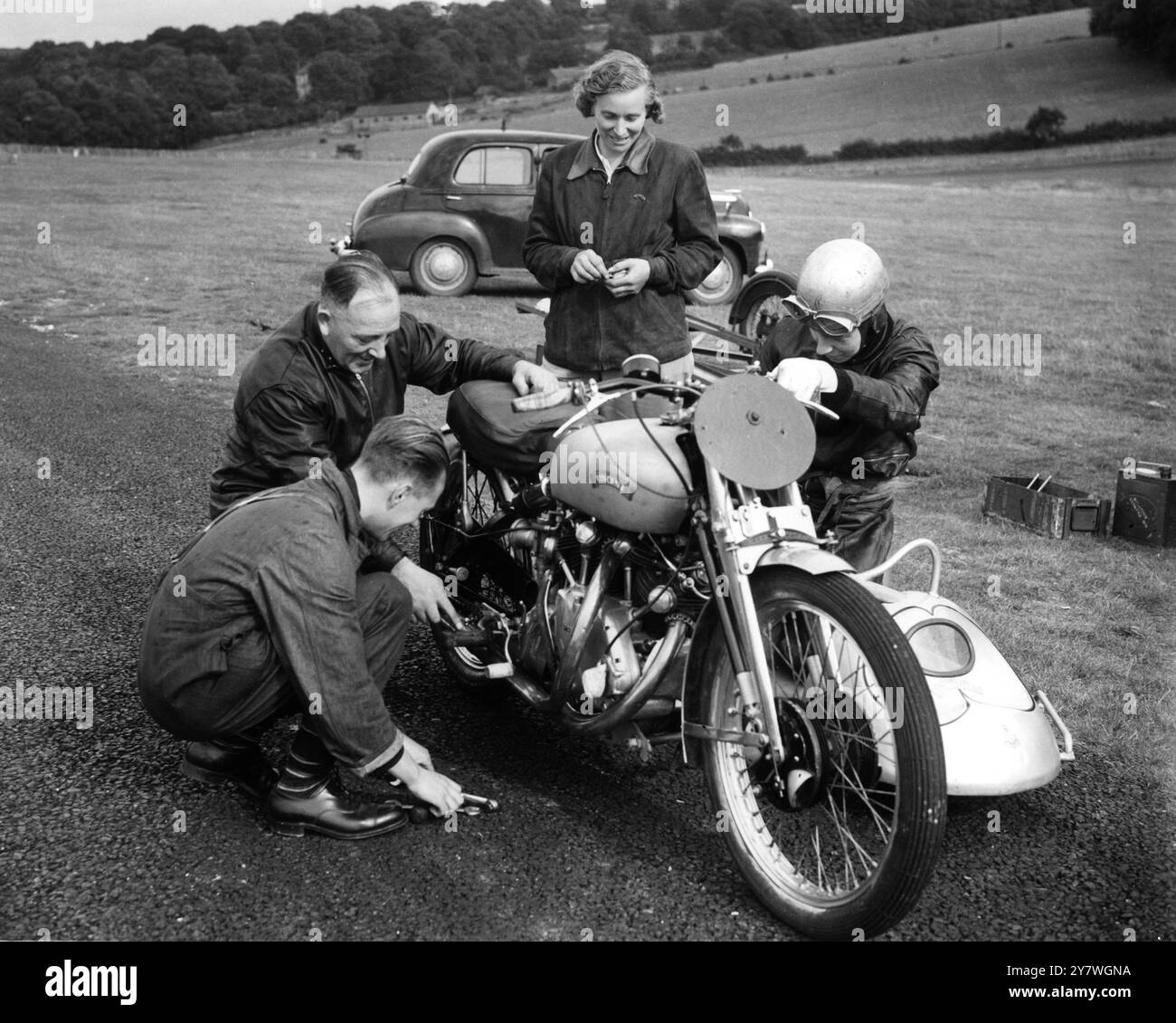 John Surtees and his family and friends get down to some motorbike ...