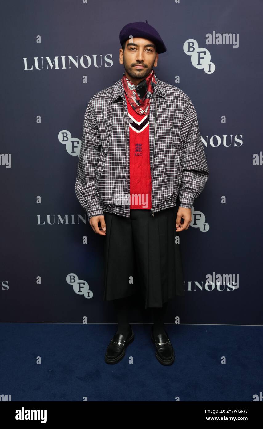 Nabhaan Rizwan arriving at the BFI fundraising Luminous gala, at the ...