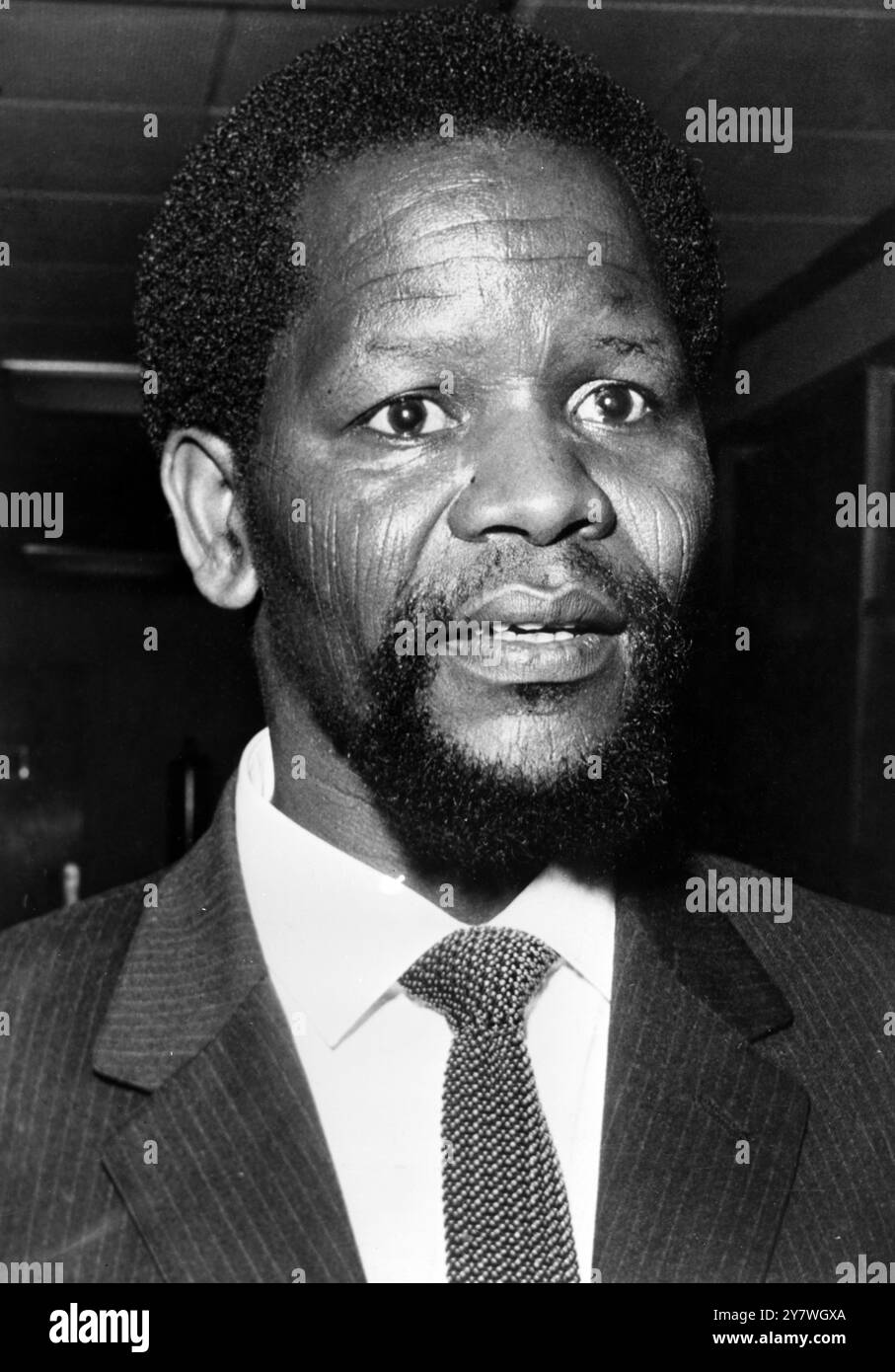 Mr Oliver Tambo, Vice President of the prohibited South African ...